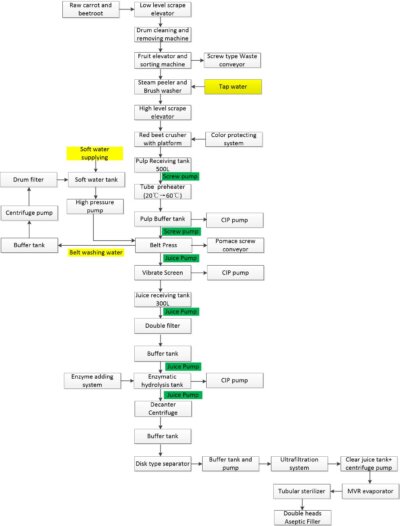 Beetroot And Carrot Processing Line/Machine - IBC MACHINE